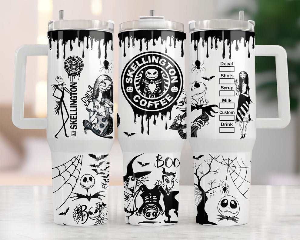Jack Skellington Png, 40oz Tumbler Wrap, Halloween Tumbler Wrap, 40oz ...