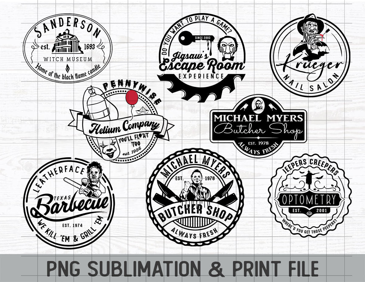 Horror SVG Bundle, Horror Movie Svg, Halloween Horror SVG, Horror Frie ...